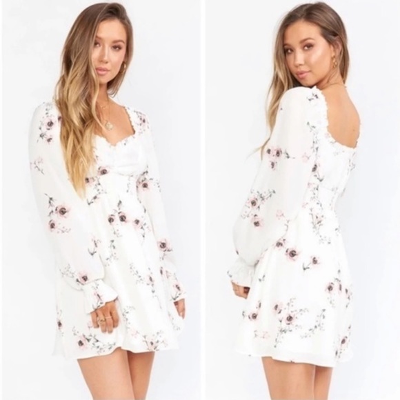 Show Me Your MuMu | Dresses | Show Me Your Mumu Bellarosa White Floral ...